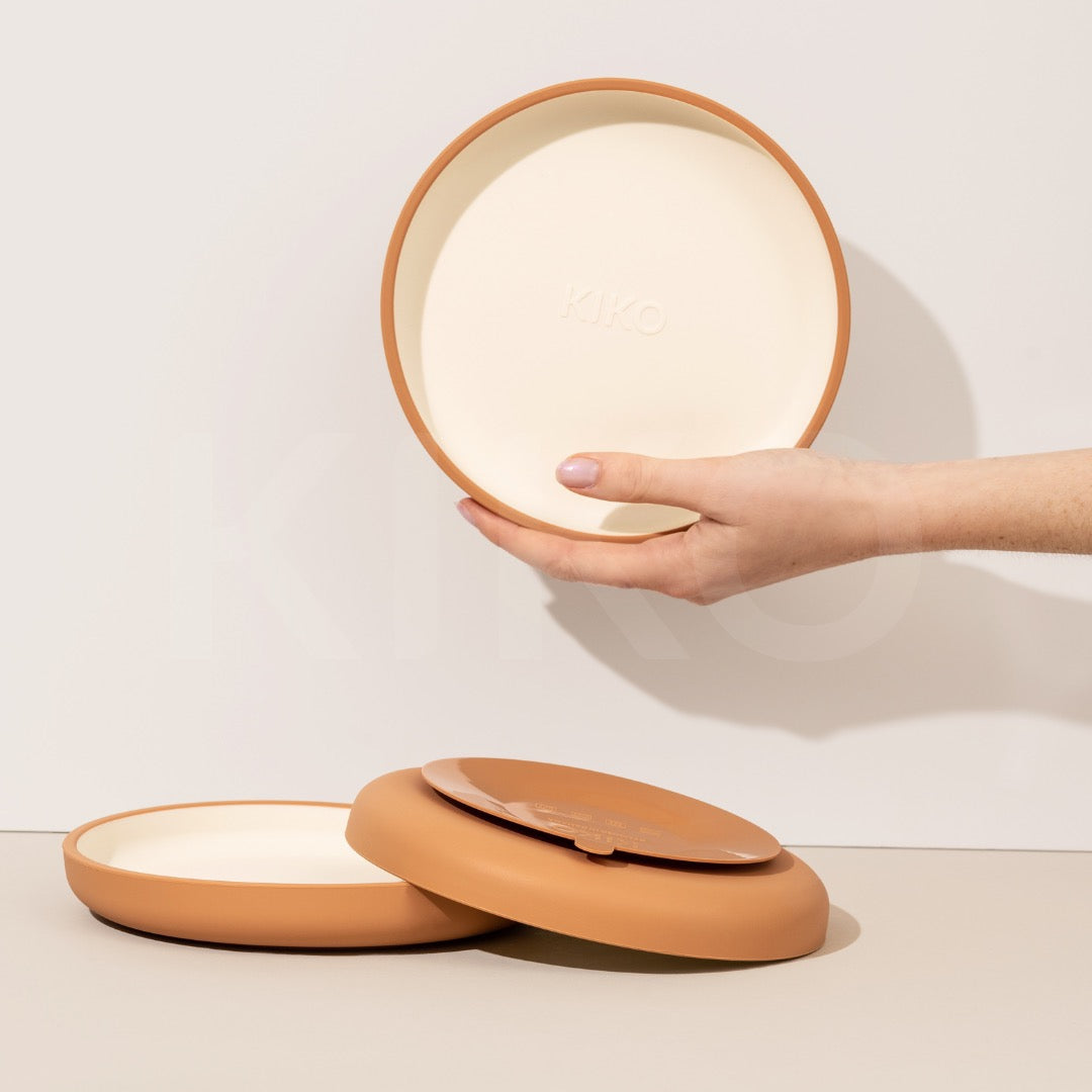 Silicone Suction Plate - Tan I KIKO THE LABEL – Kiko The Label